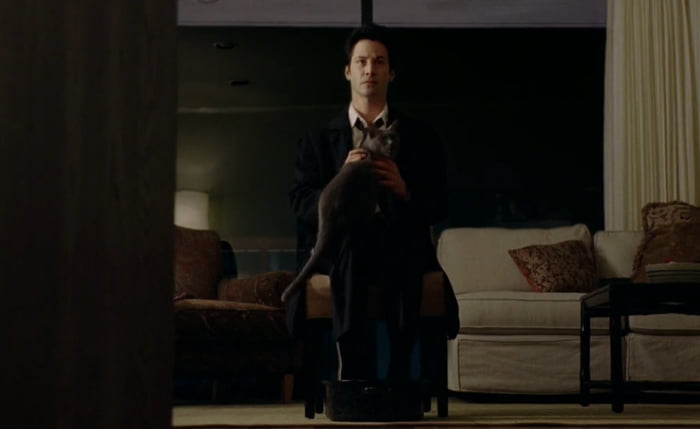 Can somebody explain why did Constantine use a cat to go hell? - 9GAG