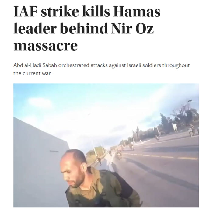 Abd al-Hadi Sabah, a Hamas operative responsible for leading the deadly ...