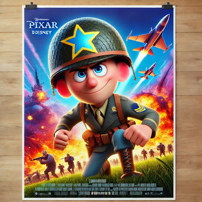 Drop ur most favourite pixar disney ai generated posters - 9GAG