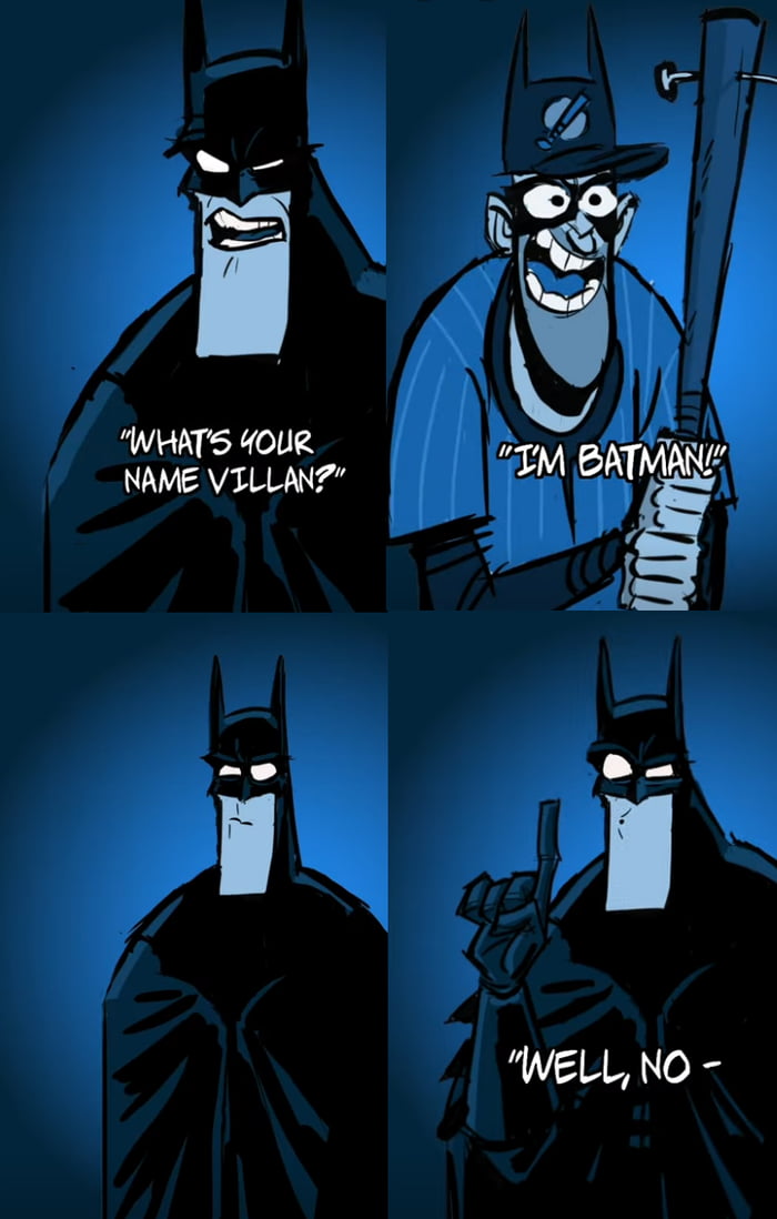 I'M BATMAN, Credit:Punkey Doodles - 9GAG