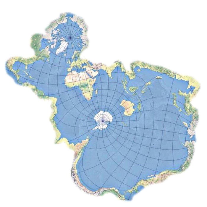 World map according to fish - 9GAG