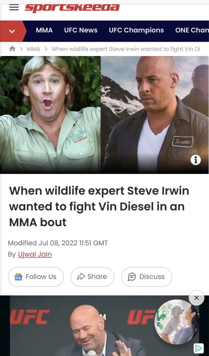 I was just now years old when I found out Steve Irwin was a skilled ...