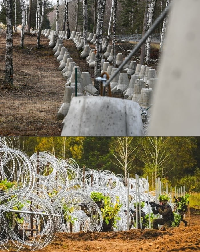 This is the way: "In Poland, the first section of the Eastern Shield ...