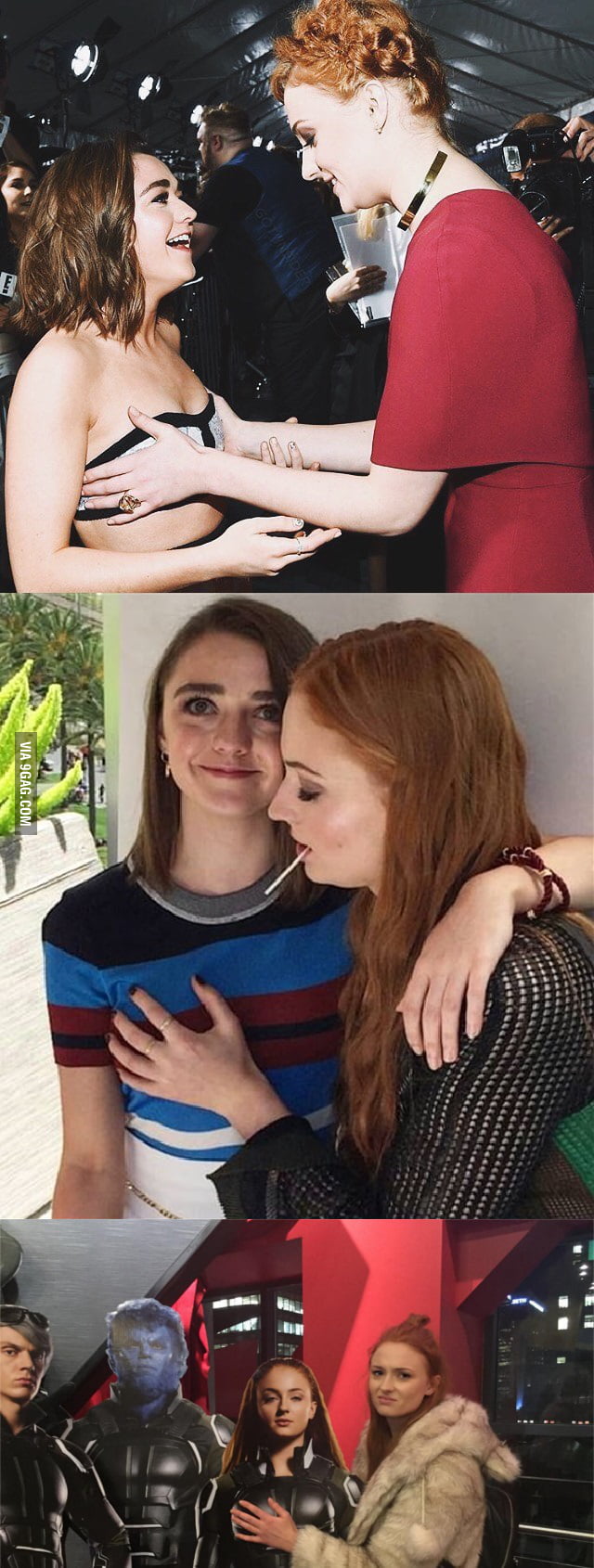 It's official now, she has some obsession with boobies - 9GAG
