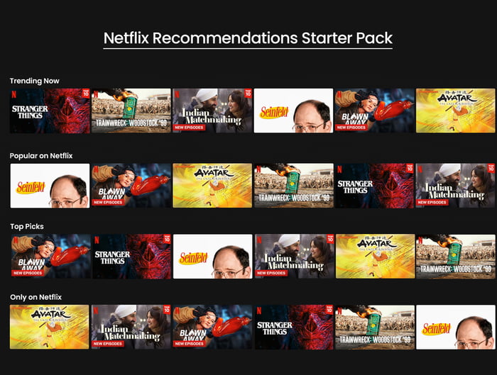 Netflix Recommendations Starter Pack - 9GAG