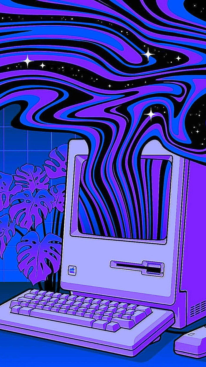 Purple Pc Wallpaper - 9GAG