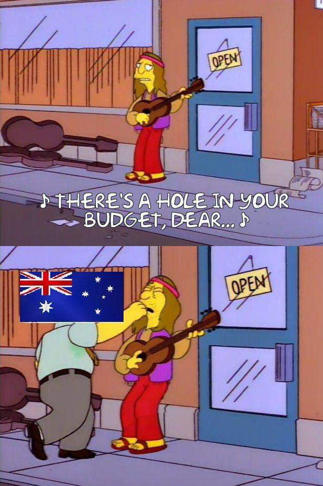 Omg scomo is playing it again - 9GAG