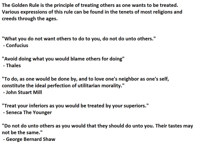 People seem to have forgotten the Golden Rule. - 9GAG