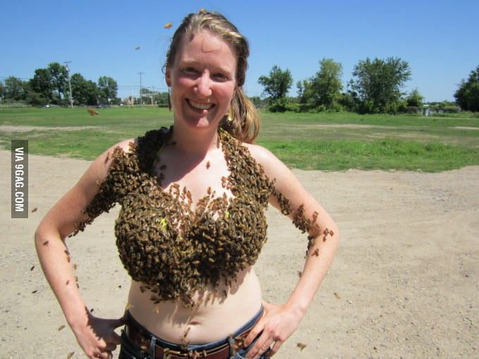 Don't listen how you have to dress, just BEE yourself. - 9GAG