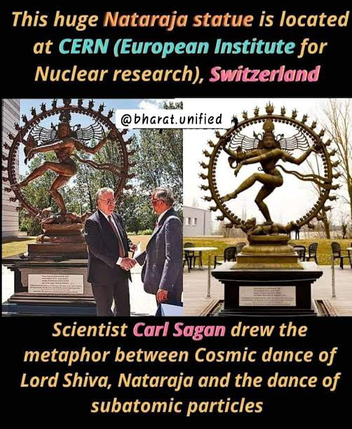 Nataraja Statue at CERN, Switzerland - 9GAG