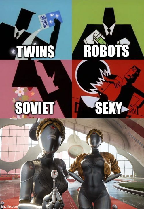 Soviet robot mommy twins - 9GAG