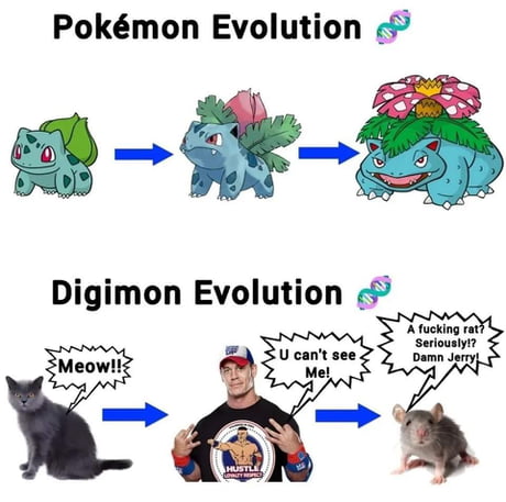 Digimon Evolution Memes