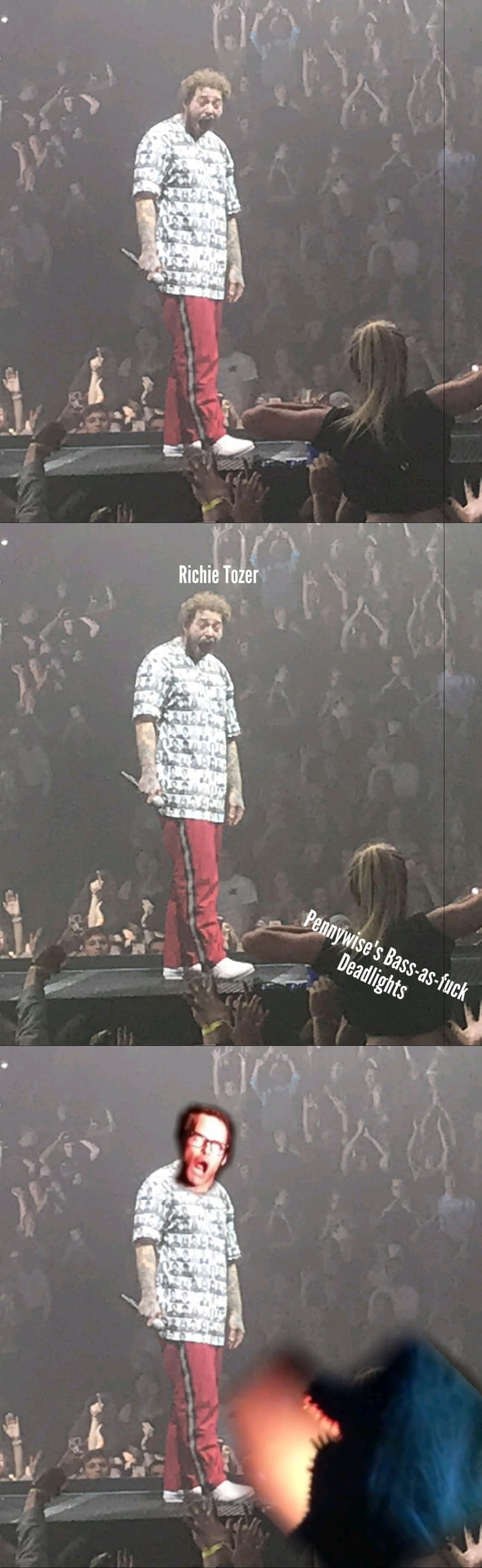 I thought that photo of Post Malone looked eeriely familiar - 9GAG