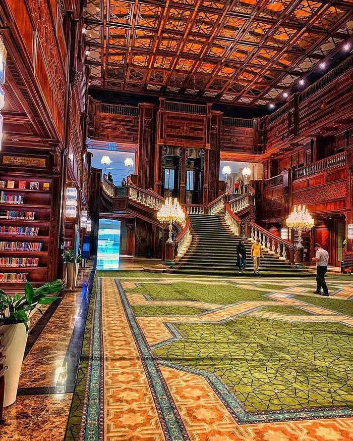 This cosy looking library (Tehran) - 9GAG