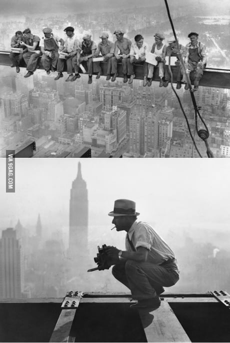 Empire State Building Eating Lunch