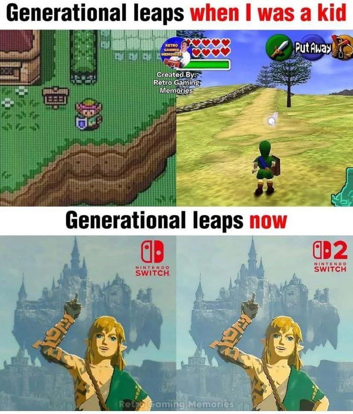 Generational leaps - 9GAG