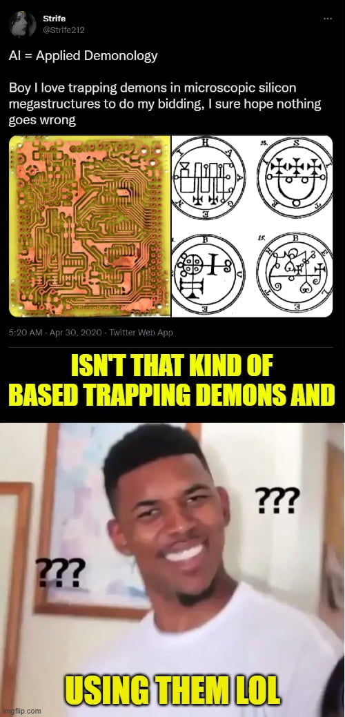 Imagine being a demon wrecked by a chip, also lowkey which demon do i ...