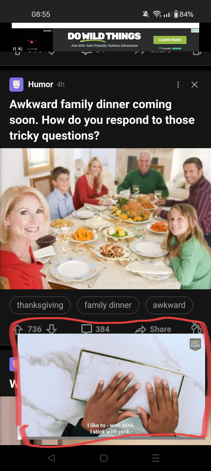 What the f*#k is this new ad? Cannot click out of it! - 9GAG