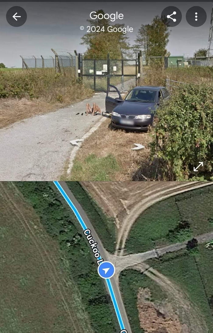 Show me your most random epic Google street view catches - 9GAG