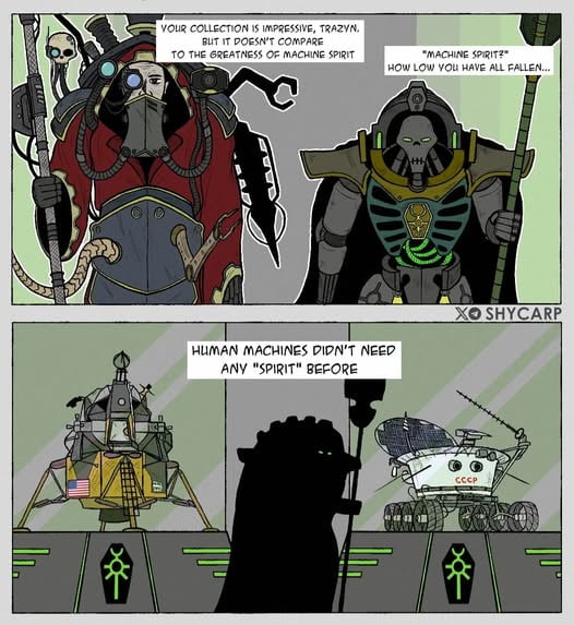 Trazyn pulling a British Museum on all of humanity’s early space ...