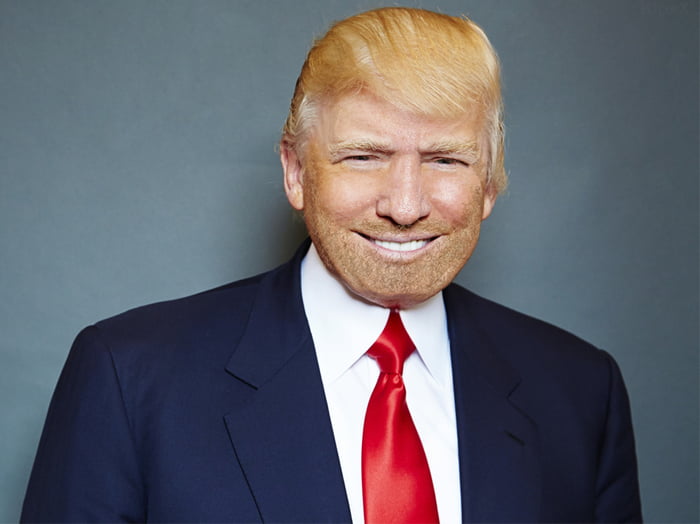 I was bored, so I gave Donald Trump a beard - 9GAG
