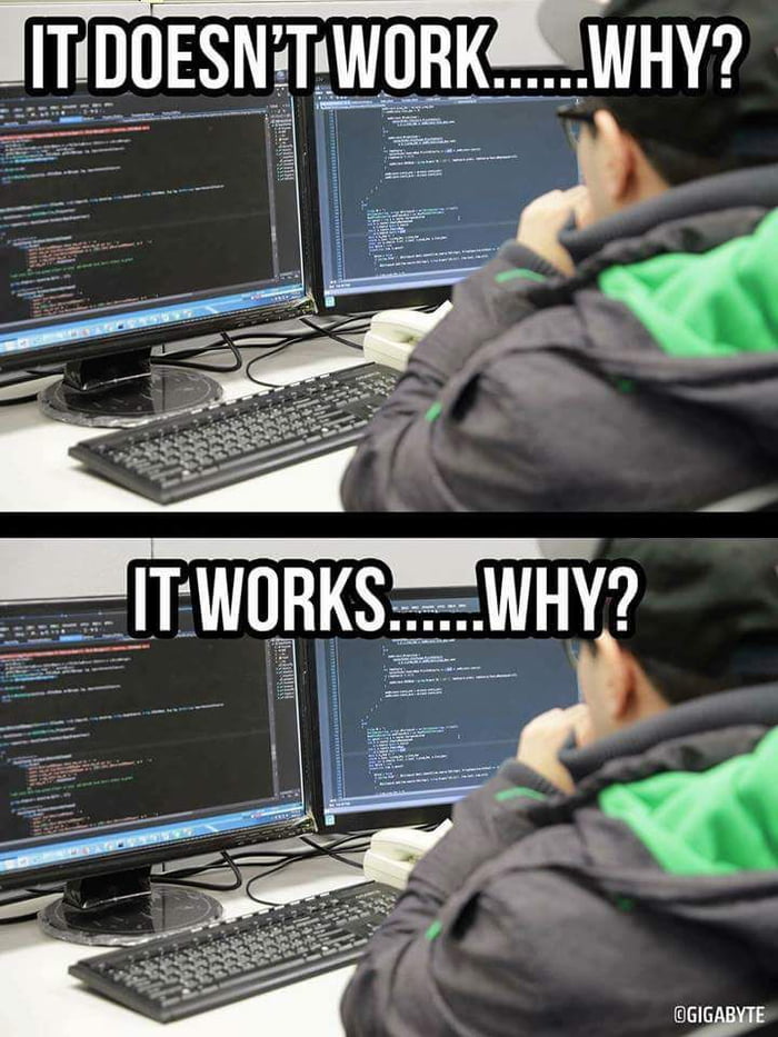 Programming in a nutshell - 9GAG
