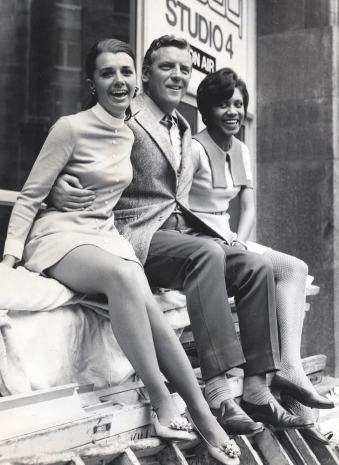 Barbara Blake Hannah, Eamonn Andrews and Jane Probyn on the Today show ...