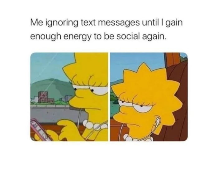Social battery charging lol. - 9GAG