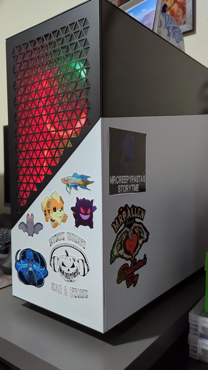 Is putting stickers on a PC wrong? - 9GAG