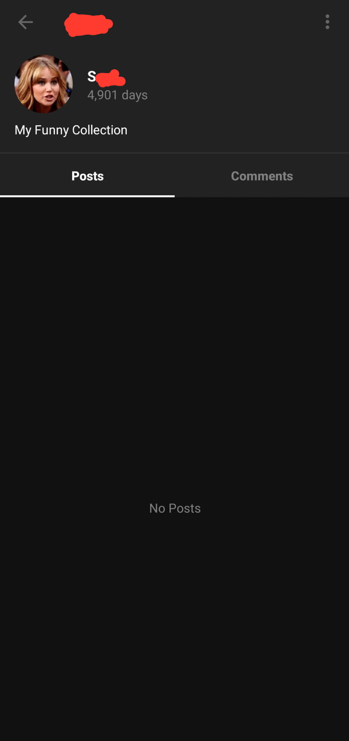 This user neering 5000days without a single post. Wtf man... Not even a repost? - 9GAG