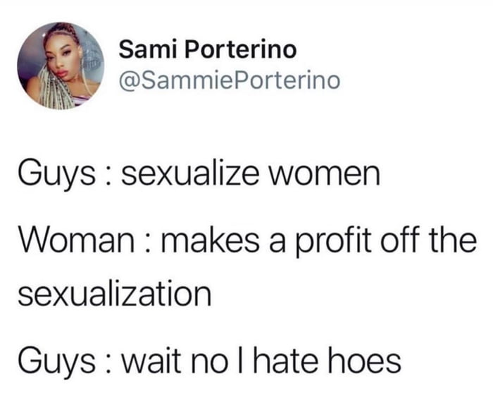 Broke hoes do what they can - 9GAG