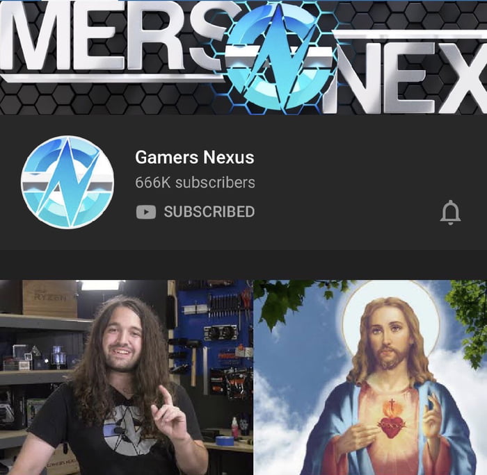 When tech Jesus has 666k subscribers. - 9GAG