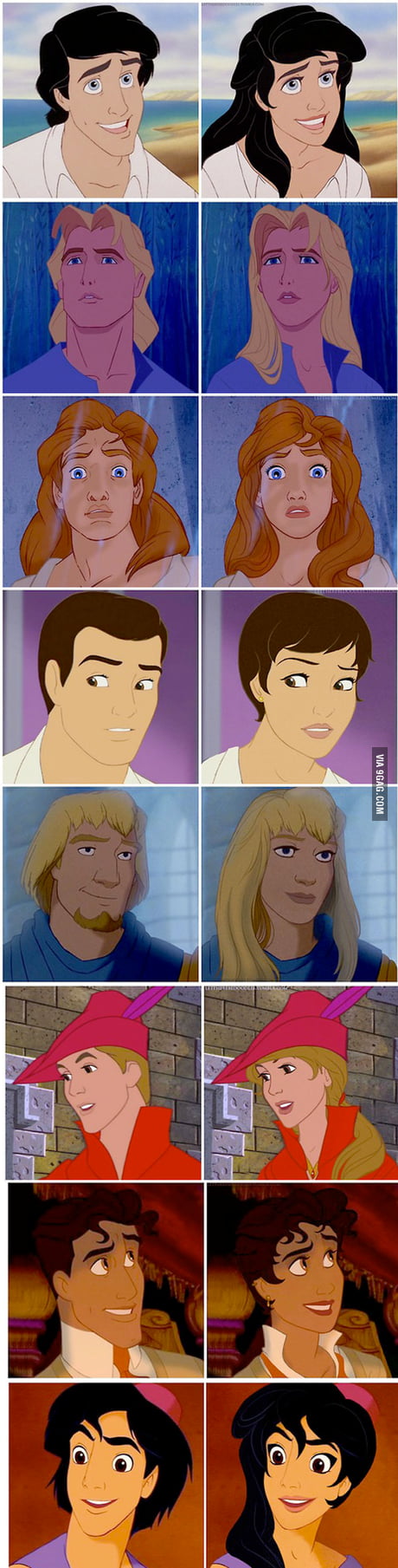 Disney Genderbend