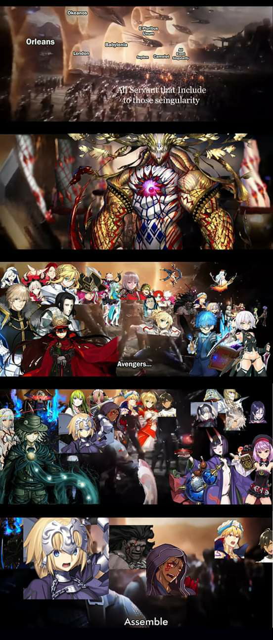 Avengers Endgame was FGO 7th singularity. - 9GAG