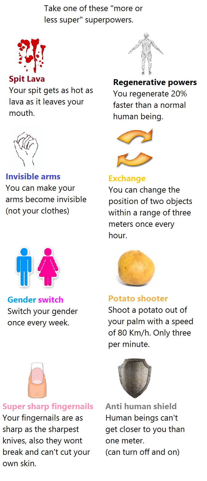Kinda bad superpowers. Take one - 9GAG