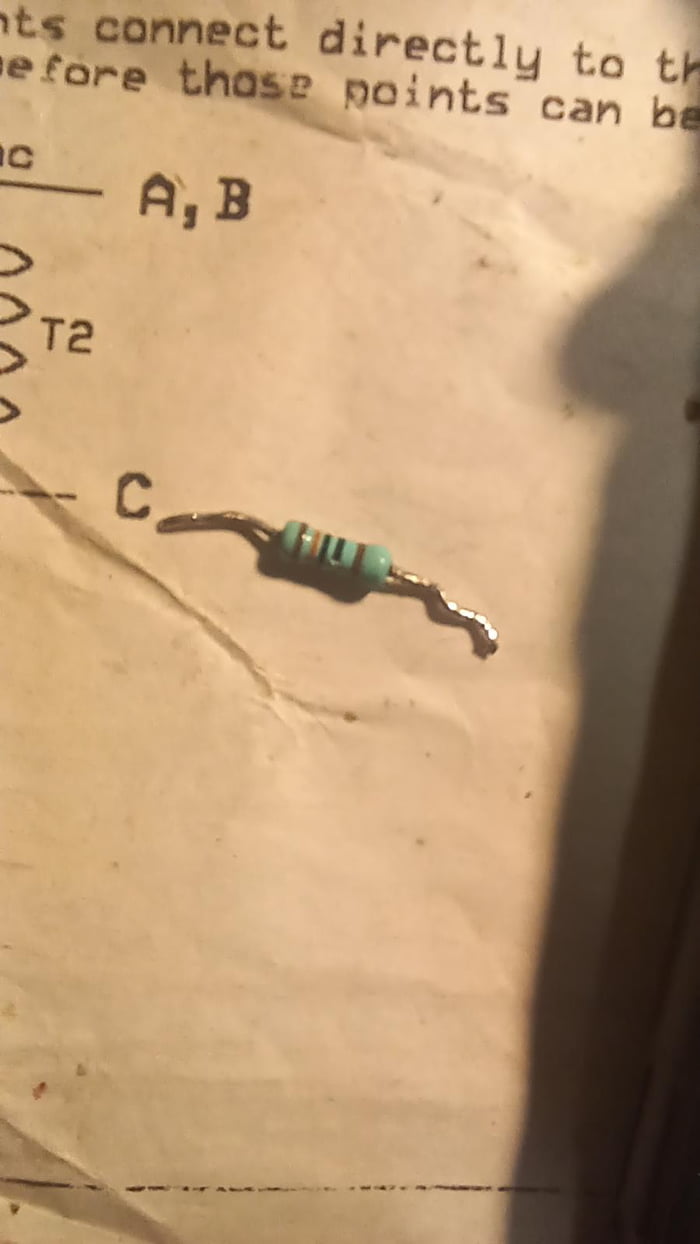 An hour of trouble shooting. This isn't a 100K resistor. - 9GAG