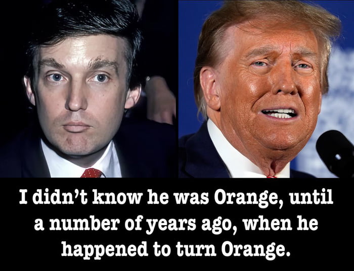 He identifies as Orange - 9GAG