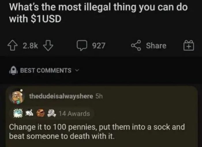 I'd like 1000 pennies please.... Now the real fun begins. - 9GAG