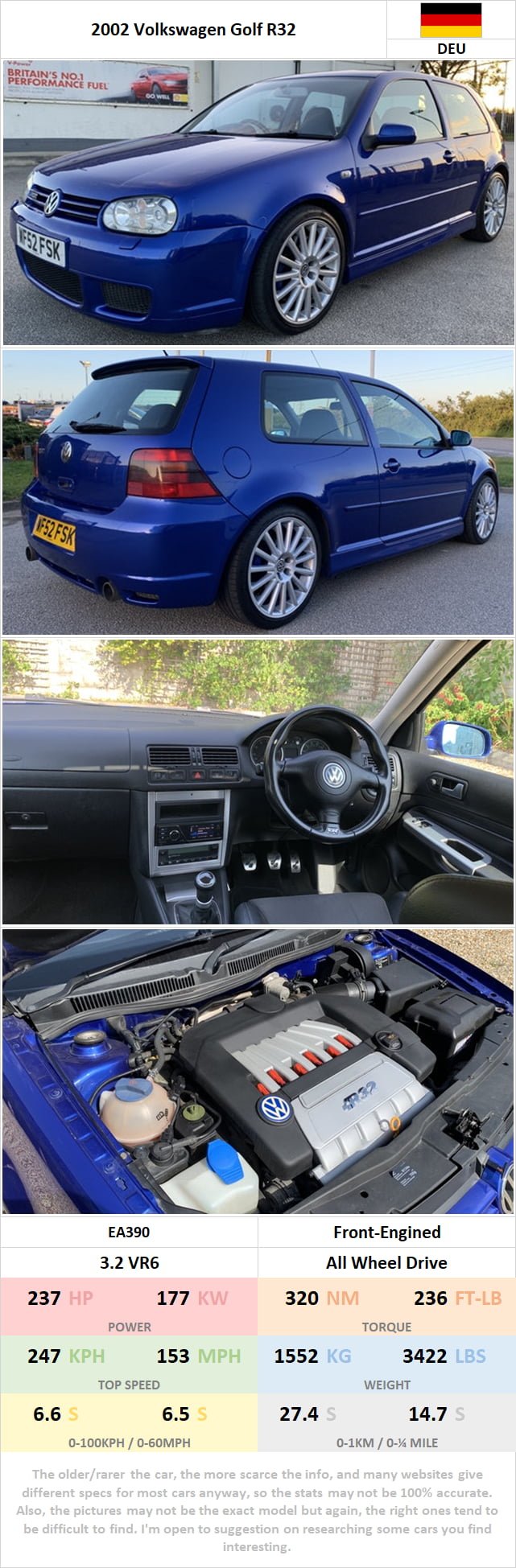 2002 Volkswagen Golf R32 - 9GAG