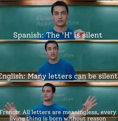 French Classroom Memes French Class Got Boring 9GAG