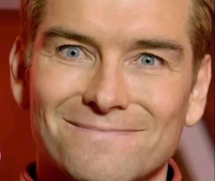 It's known that Homelander was made to be and look like a psychopath ...