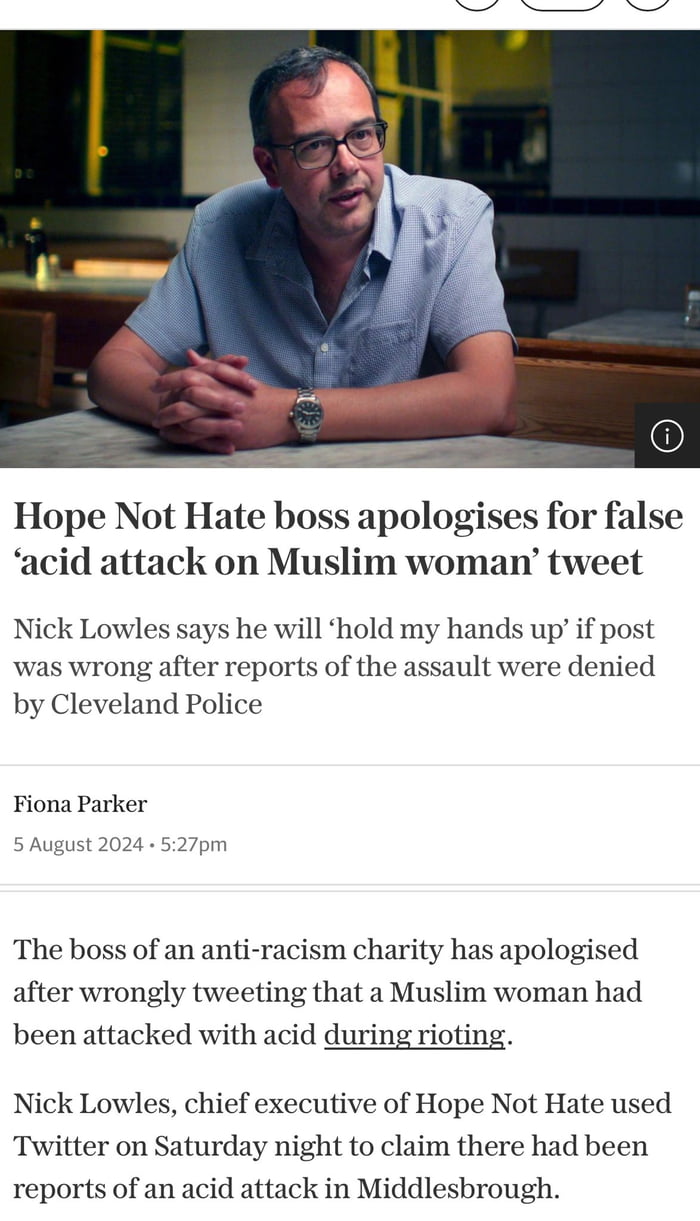 Is this what Starmer meant by stoking violence online? Has he been ...