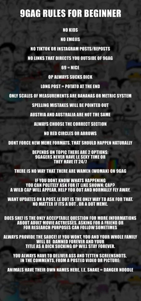 Best Funny rules Memes - 9GAG
