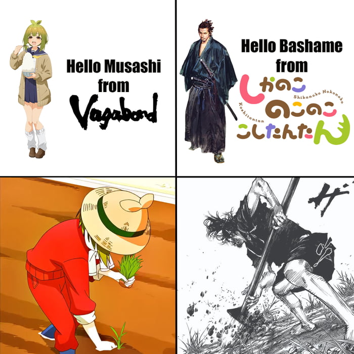 The two biggest rice farmers in manga/anime - 9GAG