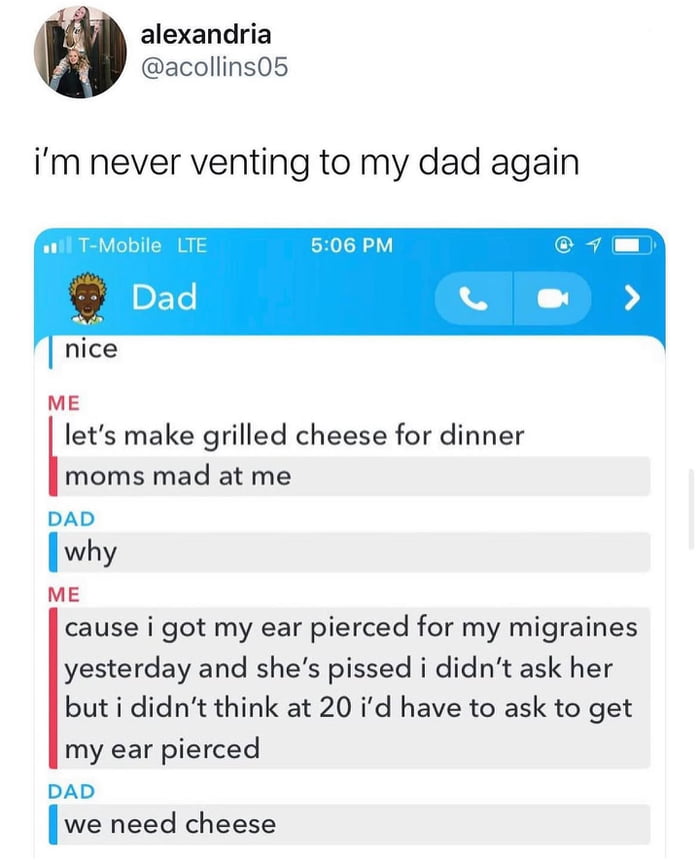 Dad is focused on the important things, like dinner. - 9GAG