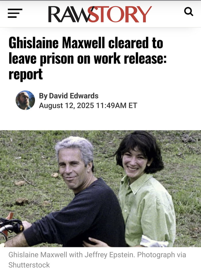 Ghislaine Maxwell cleared to leave prison on work release: report - 9GAG