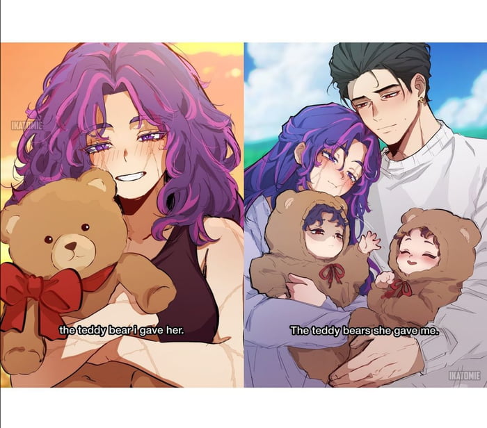 The most adorable teddy bear she can give me. - 9GAG