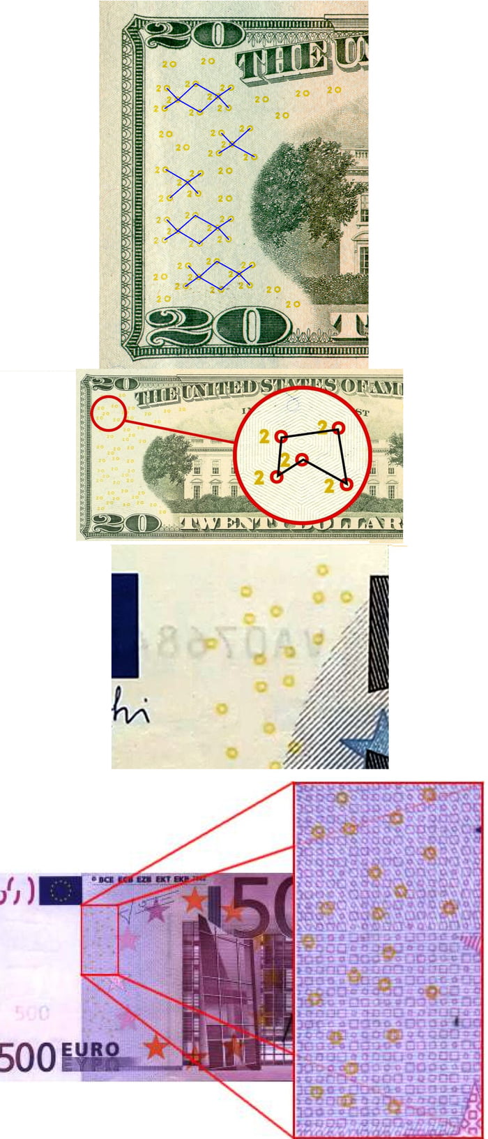 EURion constellation (or Omron rings), so that your scanner ...