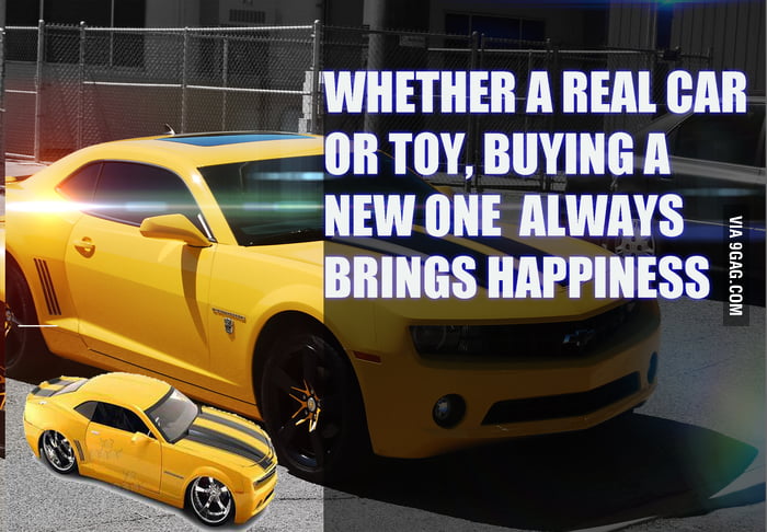 That's why I collect a new toy car every month! - 9GAG