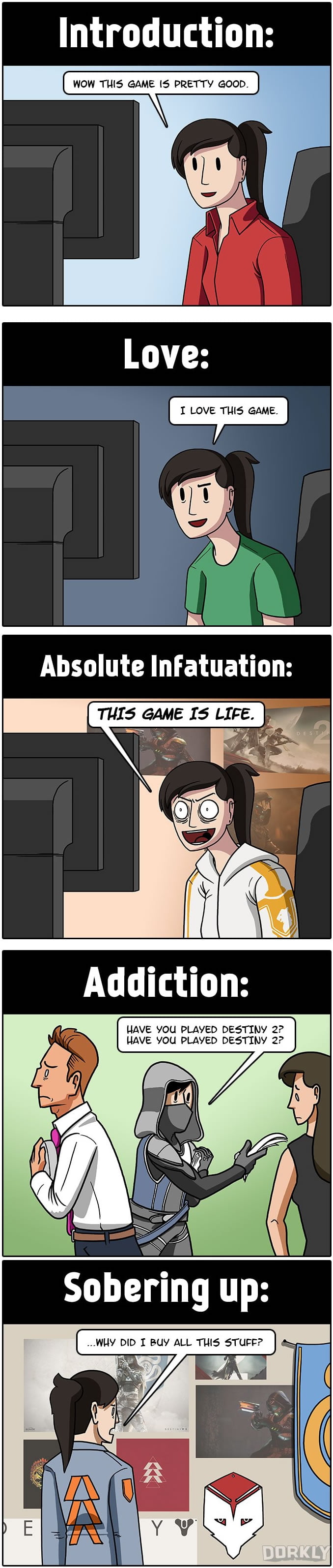 The 4 Stages of New Game Infatuation | Worth to watch